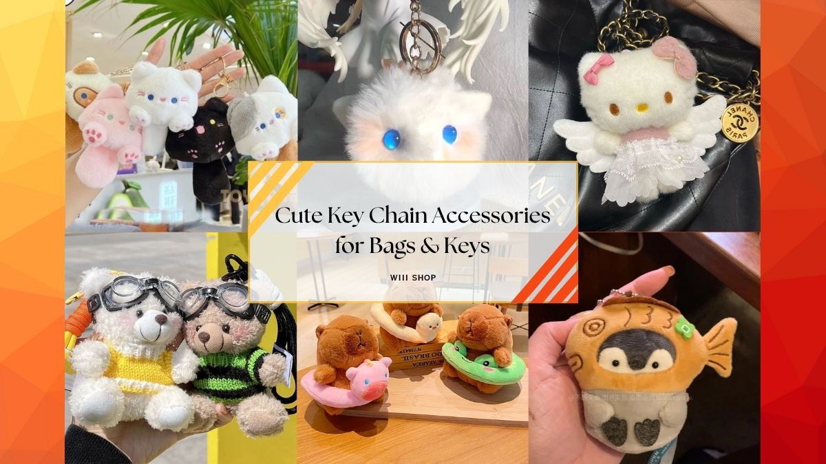 Cute Key Chain Accessories for Bags & Keys | Wiii Shop