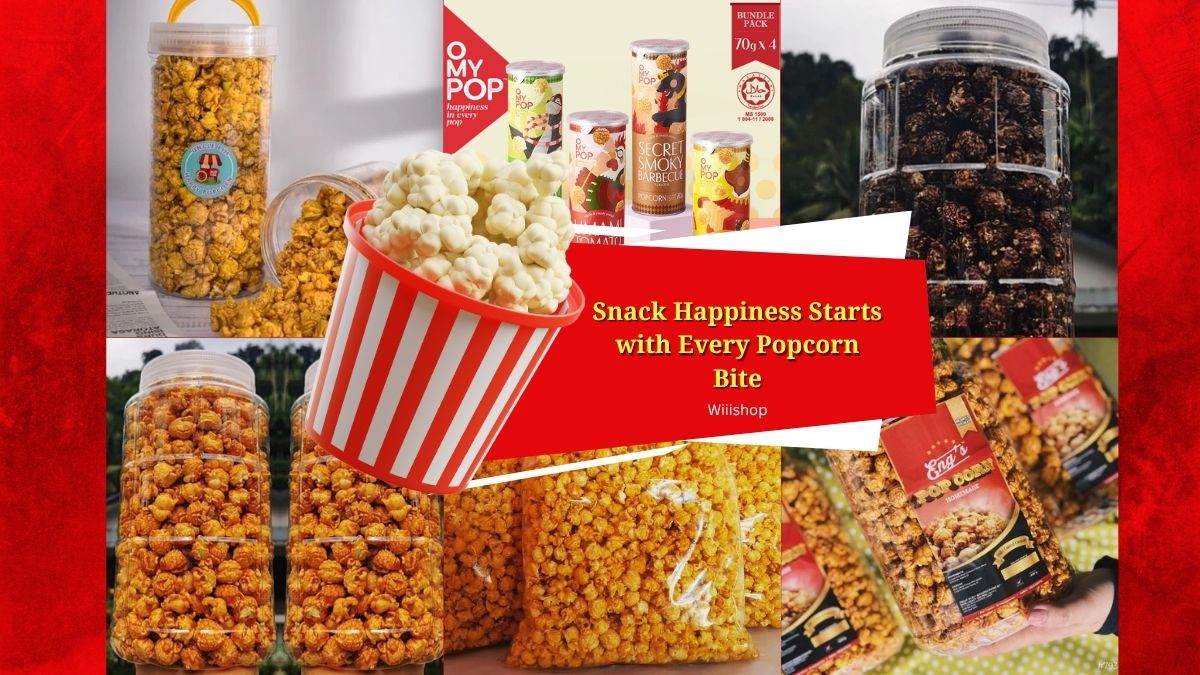Snack Happiness Starts with Every Popcorn Bite | Wiii Shop